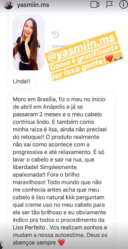 Liso Perfeito - Yose Cosmetics