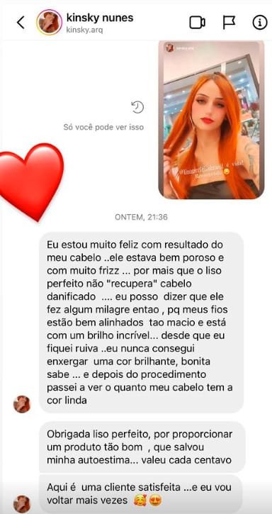 Liso Perfeito - Yose Cosmetics
